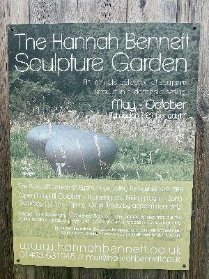 HANNAH BENNETT SCULPTURE GARDEN, EYAM. | Arts Derbyshire