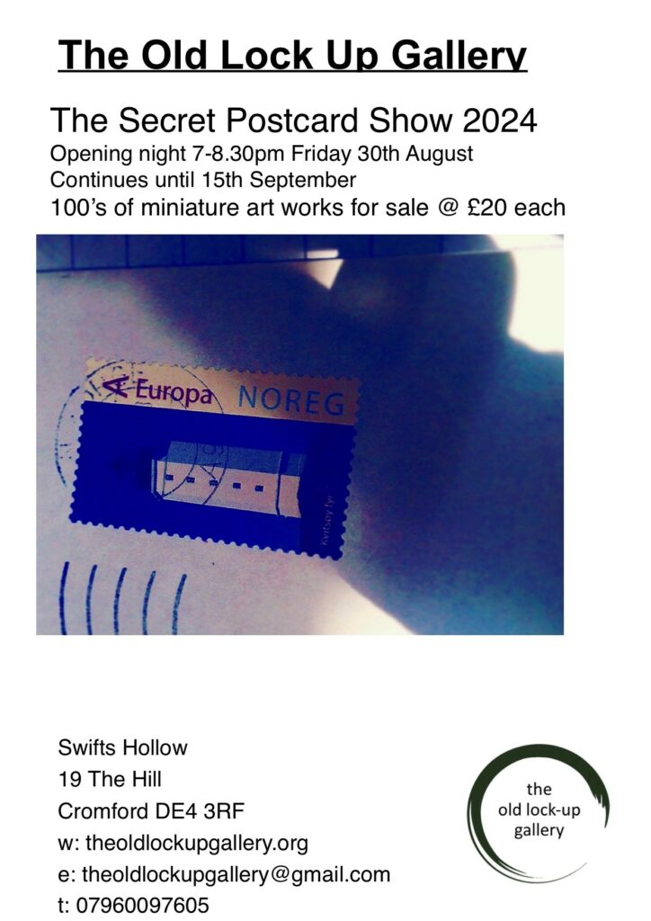 The Secret Postcard Show 2024 | Arts Derbyshire